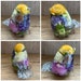 Flower Bouquet Preservation Resin Bird Robin Memorial Keepsake Wedding ...