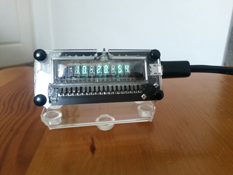 Extra Small Nixie Tube Clock IV-28 VFD Vintage Desk Clock Video - Etsy