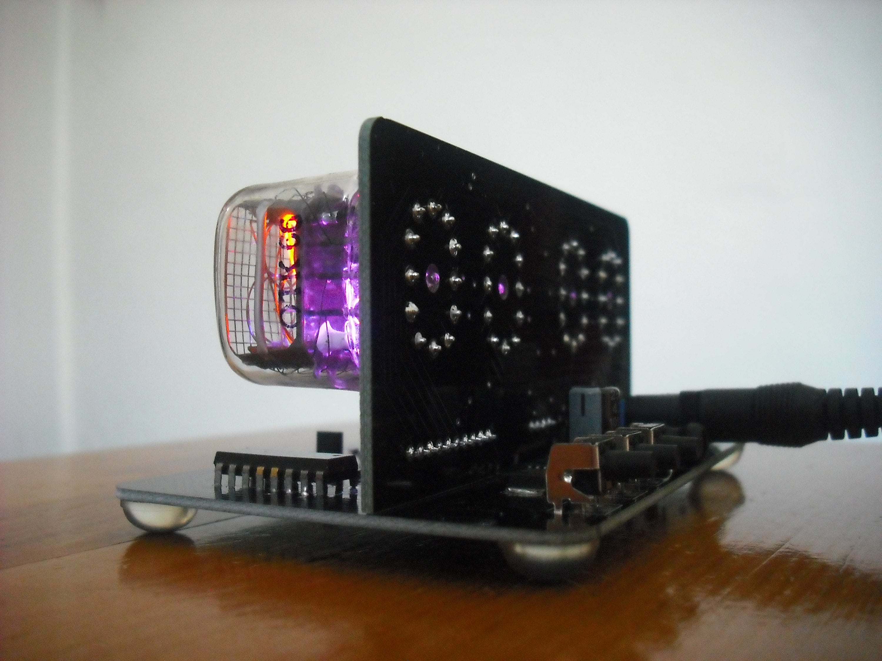 Nixie Tube Clock With IN-12 Tube Led Rgb Backlight Black PCB - Etsy