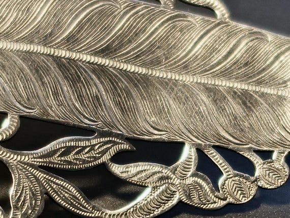 Antique Victorian Figural Bird & Quill Asymmetric Sil… - Gem