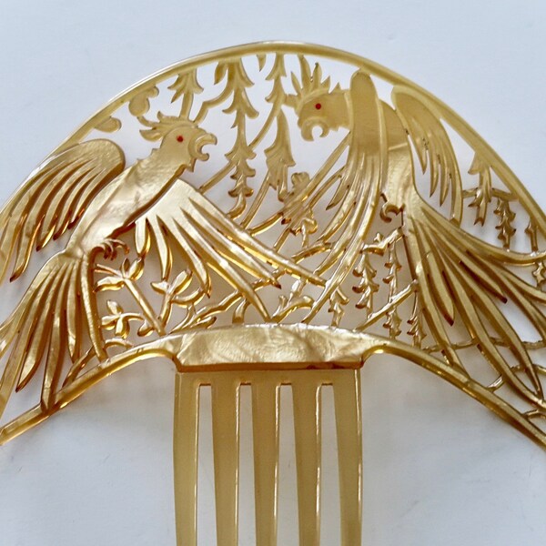 Bird Hair Comb - Etsy