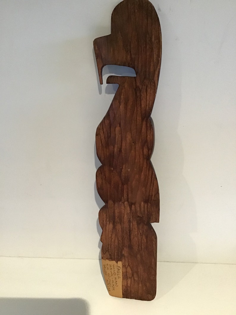 First Nations Salish Wall Plaque Jim Yelton Eagle Hawk Wild - Etsy