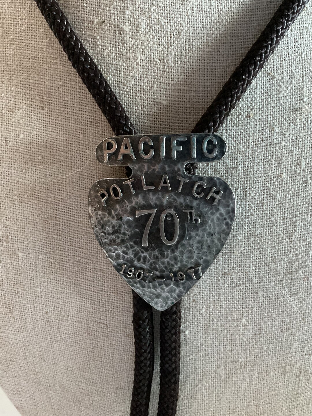 First Nations Pacific Potlatch 70th Anniversary Bolo Tie 1977 ...