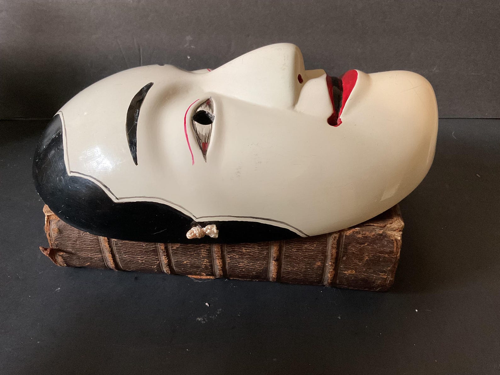 Traditional Japanese Noh Mask Kaguro Omen Shinto Female Wood Mask ...
