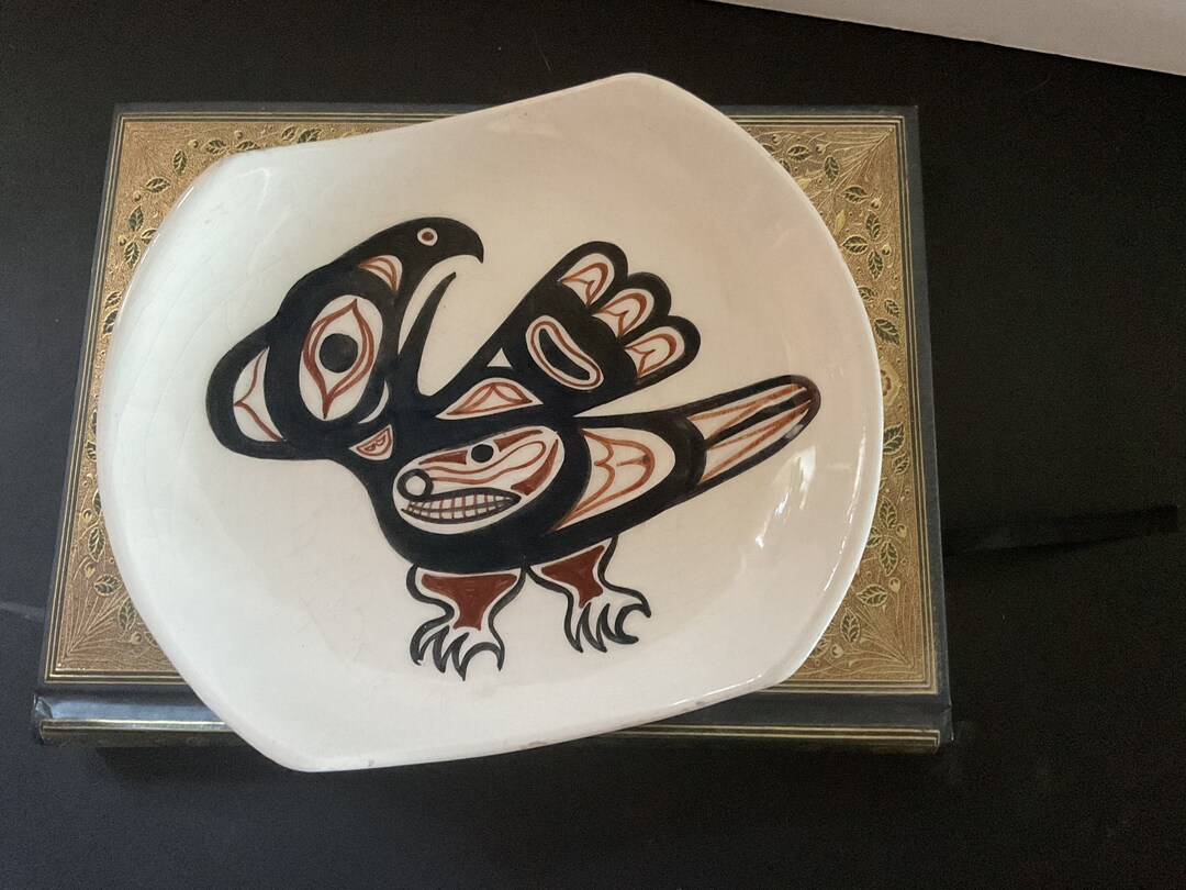 Vintage Lambert Potteries 30 Thunderbird Plate Vancouver B.C. Hand ...