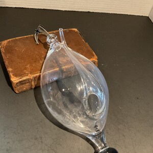 Vintage SKRUF Glass Water Barometer Sweden Thunder Bottle - Etsy