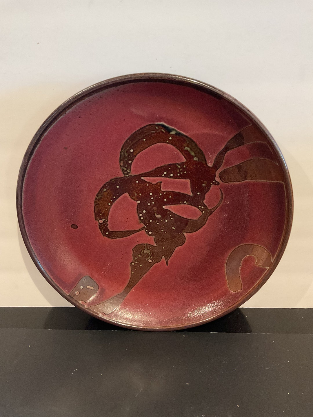 Walter Dexter Studio Art Pottery Charger Plate Master British Columbia ...