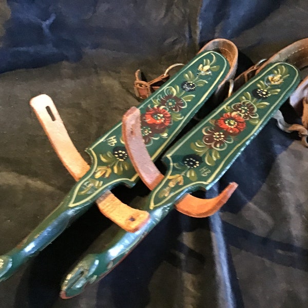 Painted Ice Skates - Etsy