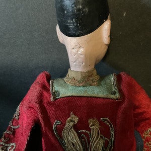 Antique Chinese Handmade Peking Opera Theatre Puppet Chaozhou Doll Qing ...