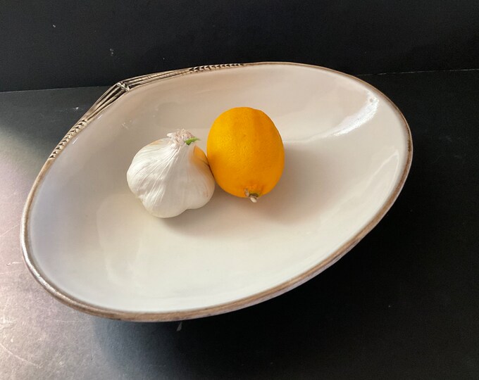 Royce Mcglashen Studio Art Pottery Shell Dish Nelson New Zealand Clam ...