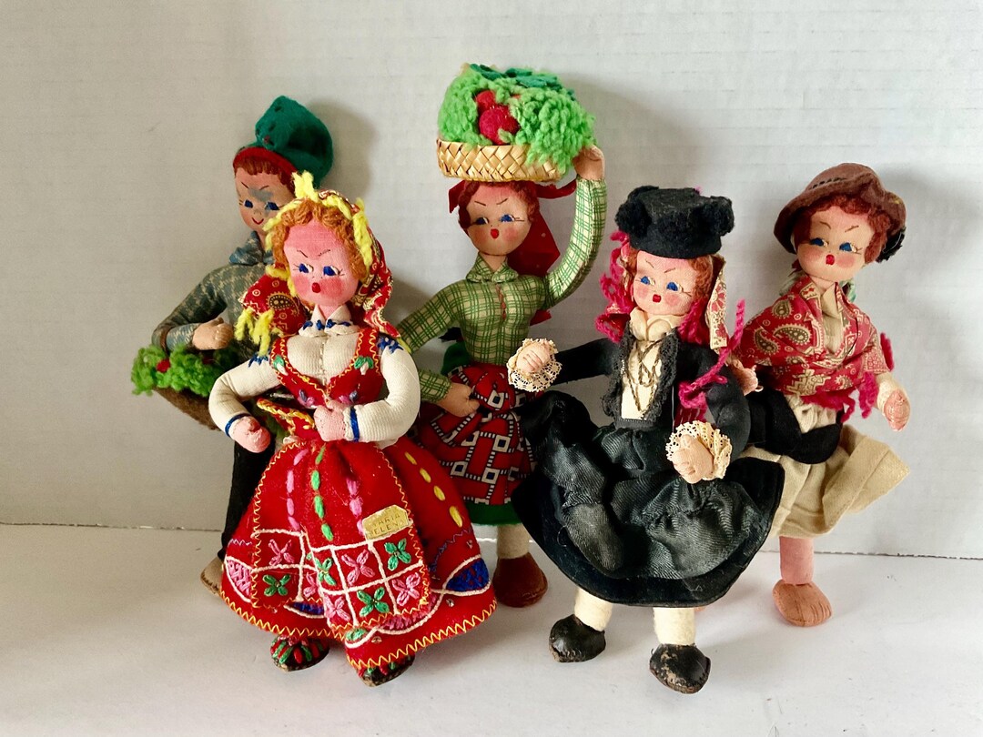 Vintage Maria Helena Character Dolls Portugal Collection of Five (5) - Etsy