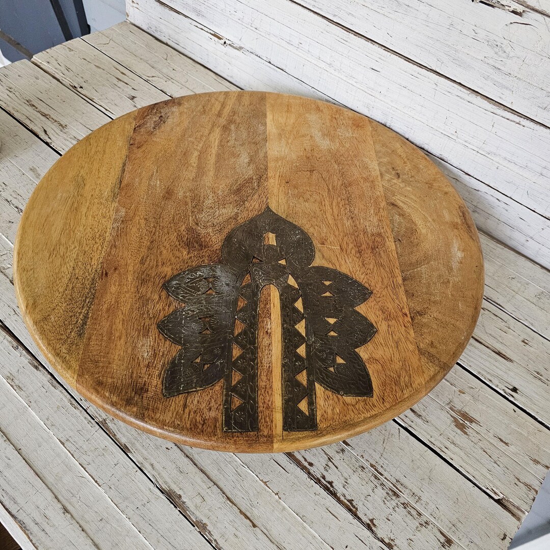 Wood With Metal Insert Lazy Susan - Cravings by Christy Teigen - Unique ...