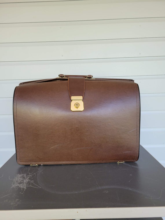 Vintage Cheney Attache Cheney Briefcase Classic Leather | Etsy