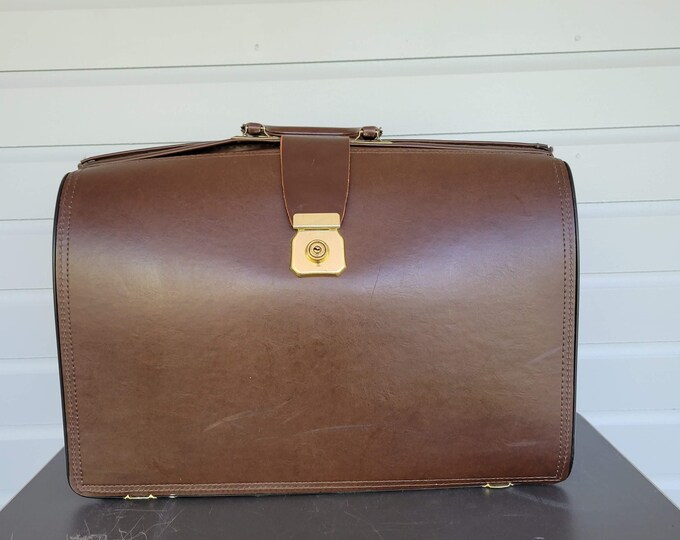 Vintage Cheney Attache Cheney Briefcase Classic Leather Briefcase ...