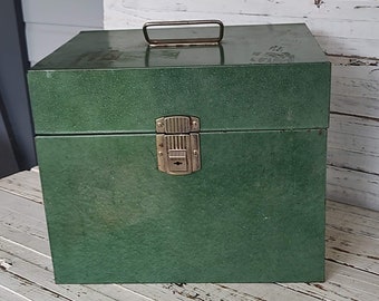Green File Box - Etsy