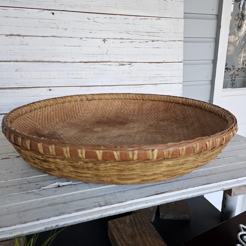 Round Basket - Etsy