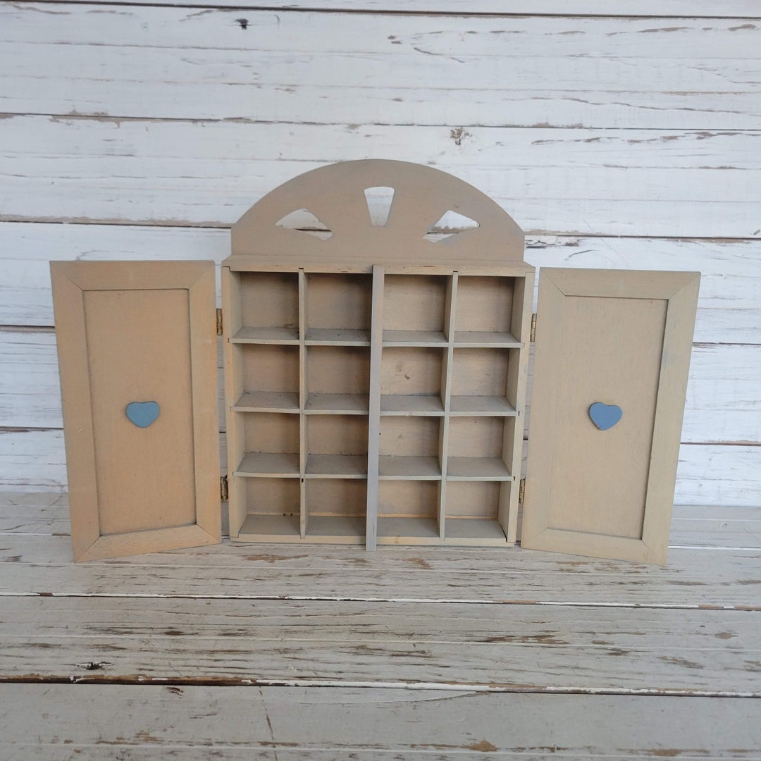 Petite Vintage Knick-knack Cabinet Thimble Cabinet Multiple - Etsy