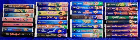 Disney Black Diamond Classics Original Entire Collection rare - Etsy