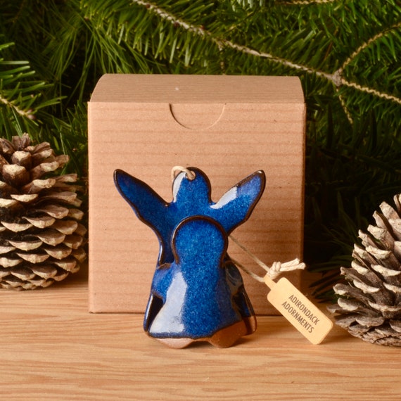 Angel and Child Ornament W/ Gift Box Adornment Christmas - Etsy