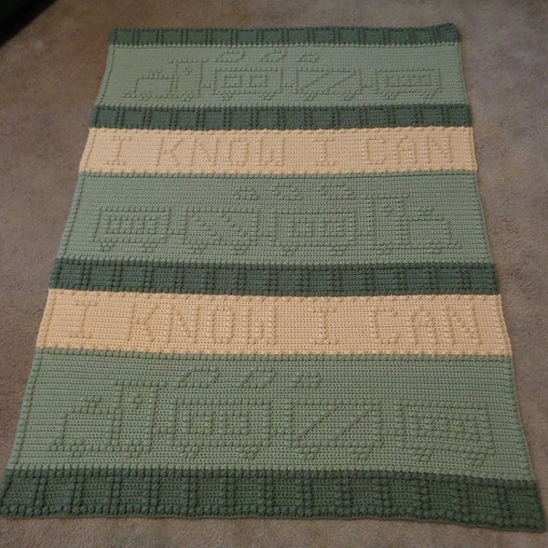 Crochet Blanket With Trains - Etsy