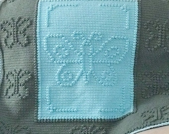 Butterfly Bobble Baby Blanket Pattern - Etsy