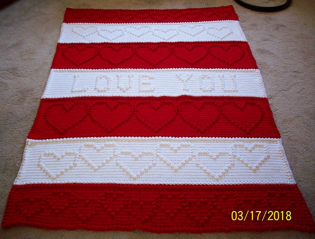 Hearts in a Row - Etsy