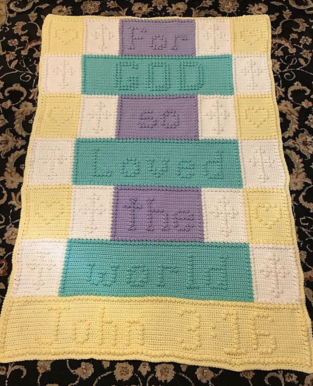 Scripture Crochet afghan pattern