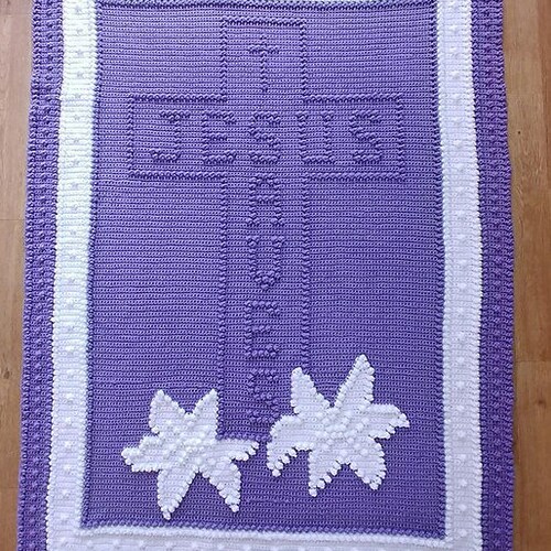 Mary Joseph and Baby Jesus Filet Crochet Pattern - Etsy