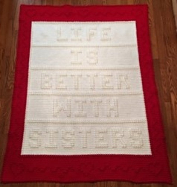 Pattern Crochet Blanket Life With Sisters - Etsy