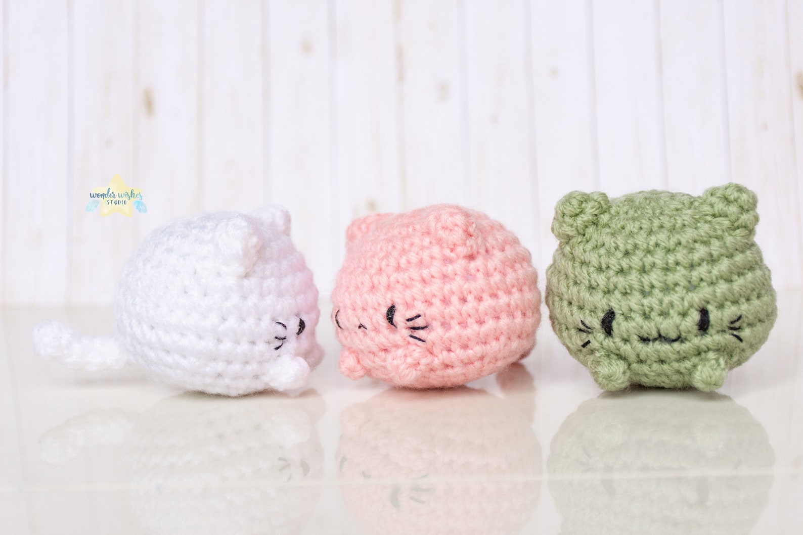 Small Mochi Cat Amigurumi Bite Sized Marshmallow Crochet Cat - Etsy