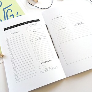 Journal Daily Planner, Bullet Journal Digital Download Planner Inserts ...