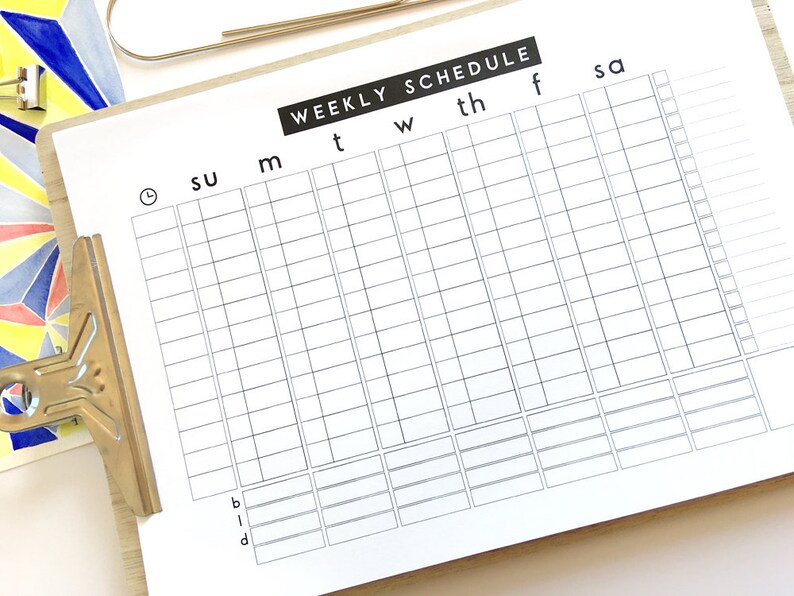 WEEKLY PLANNER Printable Kit Digital Download Printable | Etsy