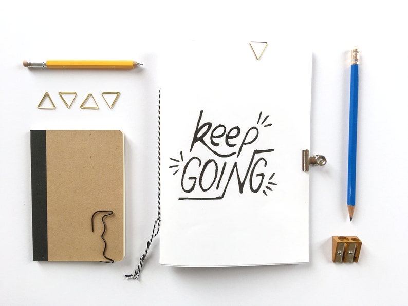Keep Going Wall Art Poster Planner Cover Planner - Etsy