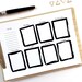 Weekly Printable Planner Ink Boxes, Digital Download, to Do List, A4 A5 ...