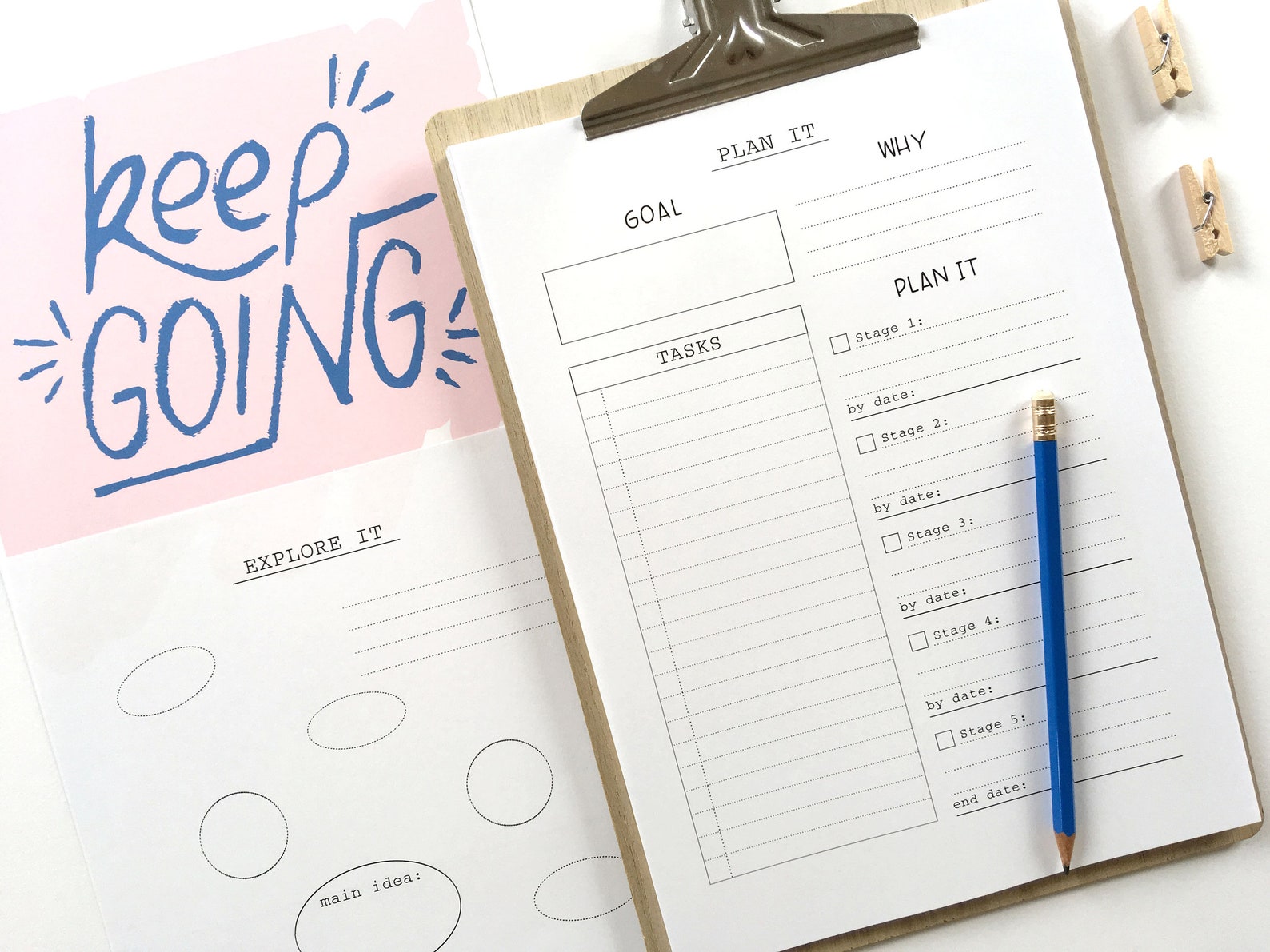 Explore & Plan Pages Creative Planner Printable Idea - Etsy