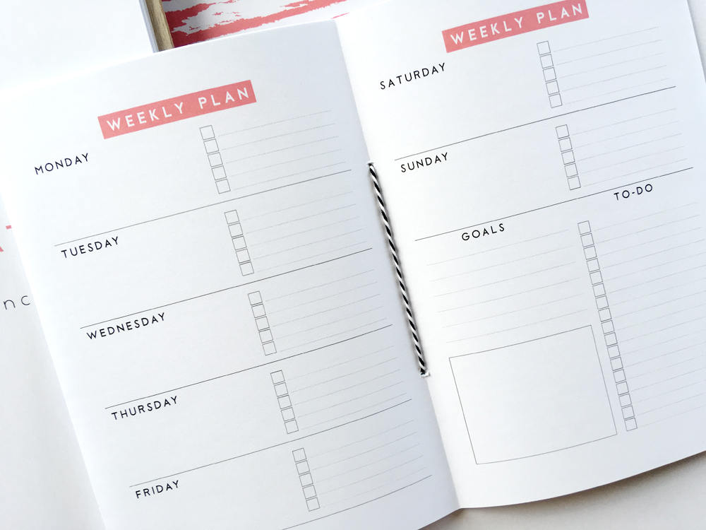 Simple Printable Planner Bundle, Minimalist 2019 Planner, Daily Planner ...