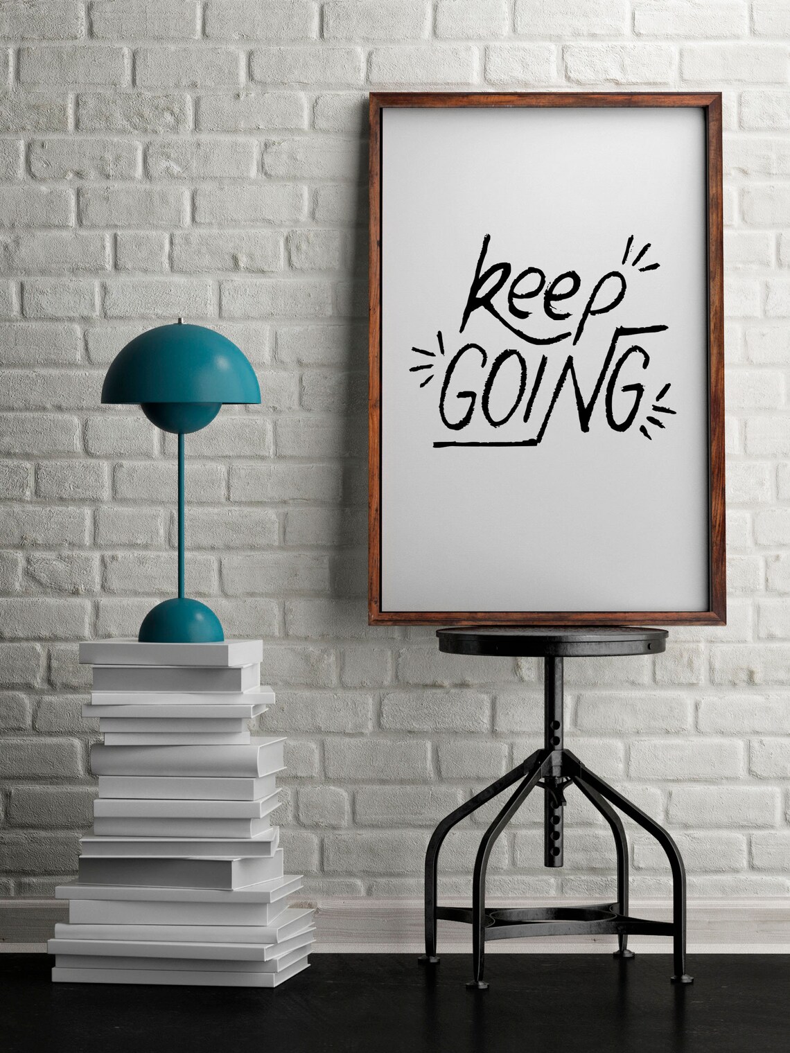 Keep Going Wall Art Poster Planner Cover Planner - Etsy