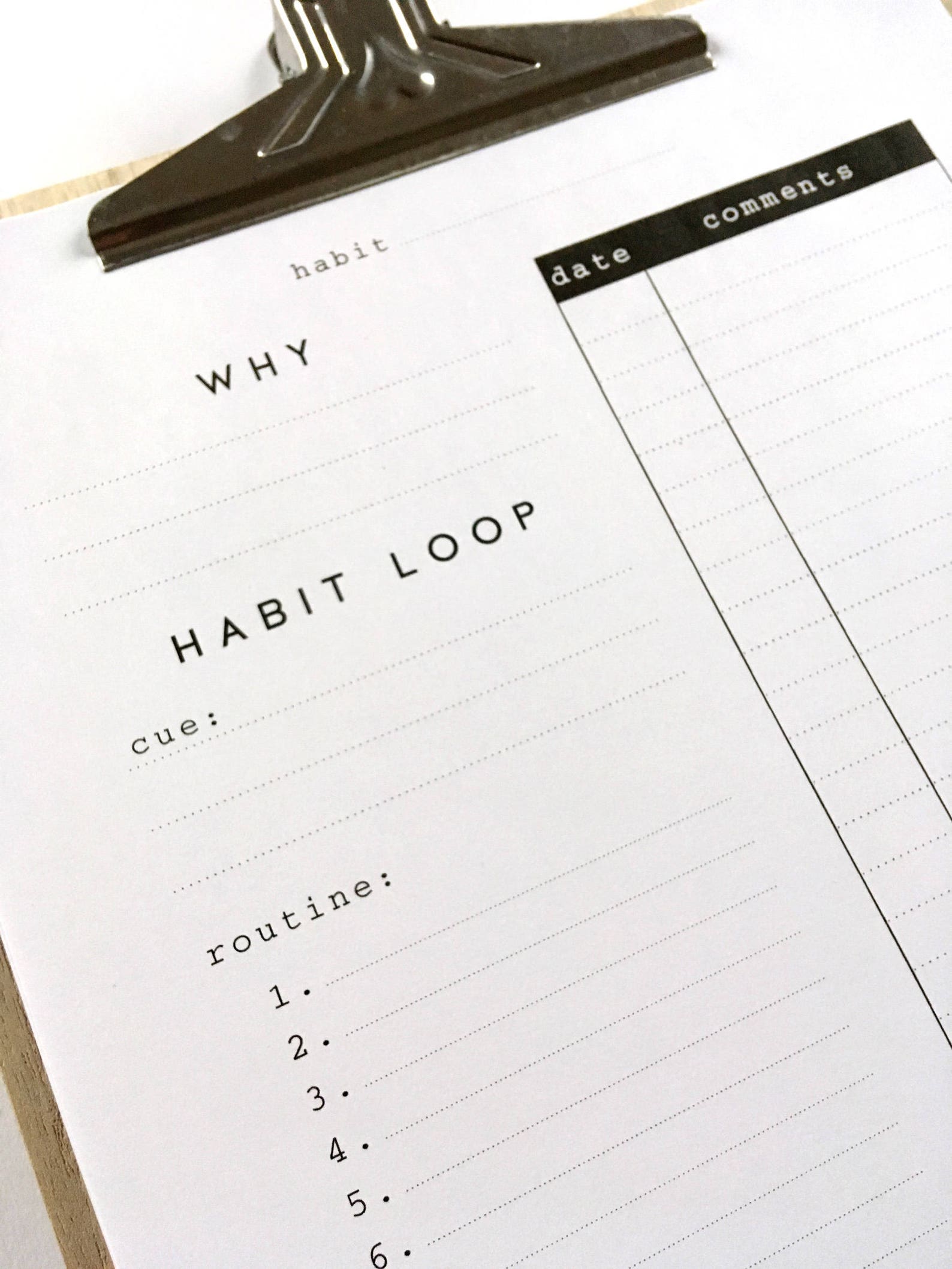 Habit Tracker and Habit Plan. Printable Habit Planner. Start Your New ...