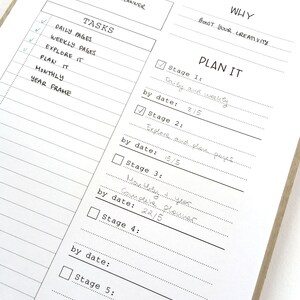 Explore & Plan Pages Creative Planner Printable, Idea Organizer Planner ...