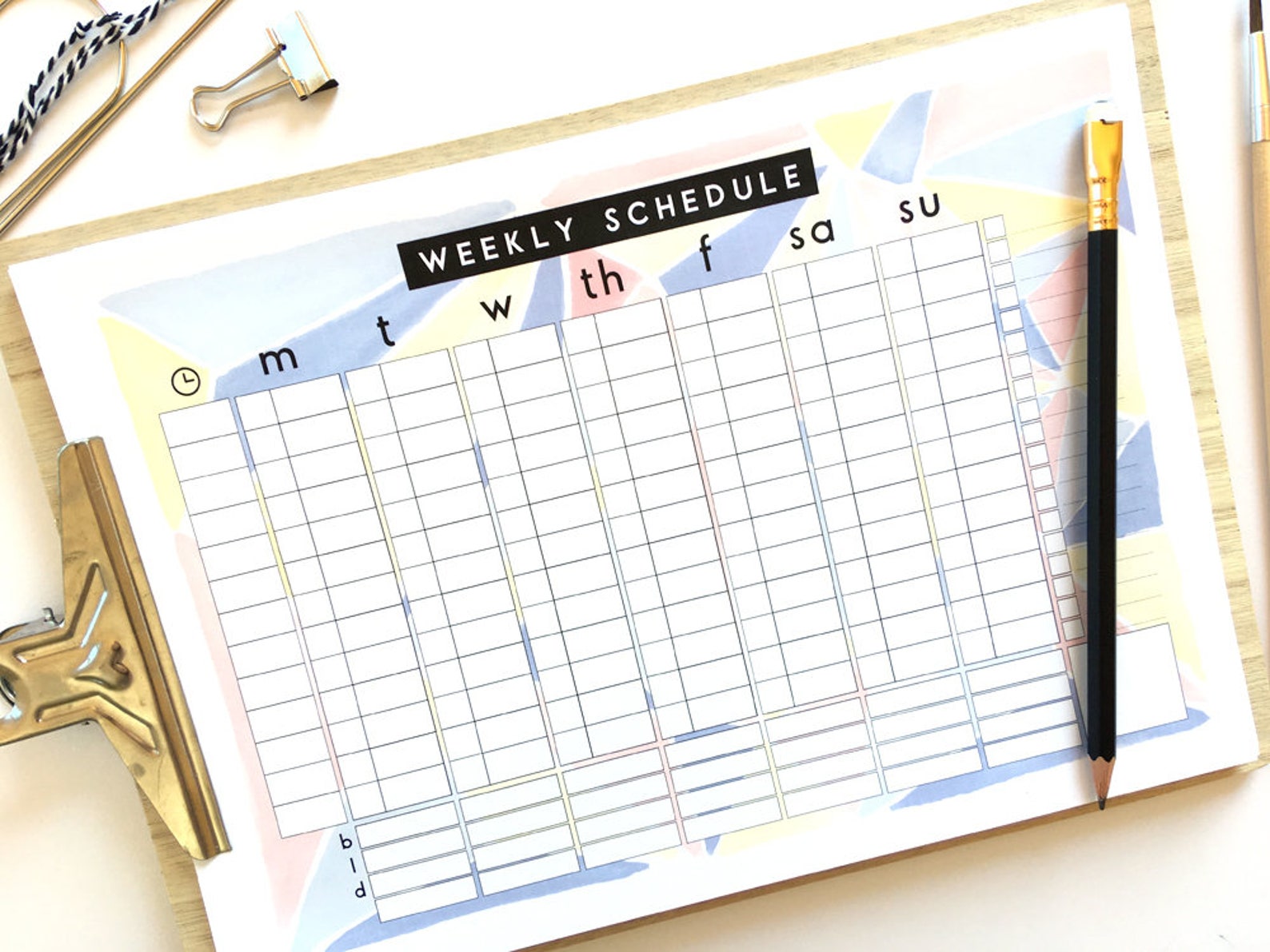 BUNDLE WEEKLY PLANNER Printable. 10 Weekly Organizer Planner Pages ...