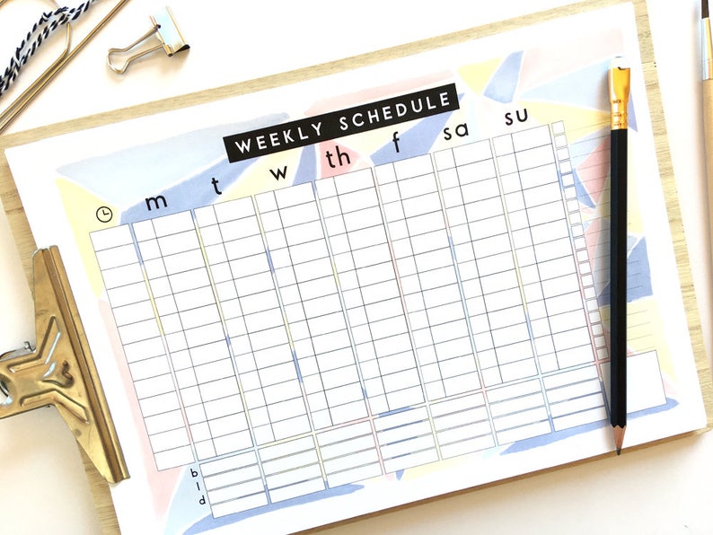 WEEKLY PLANNER Printable Kit Digital Download Printable | Etsy
