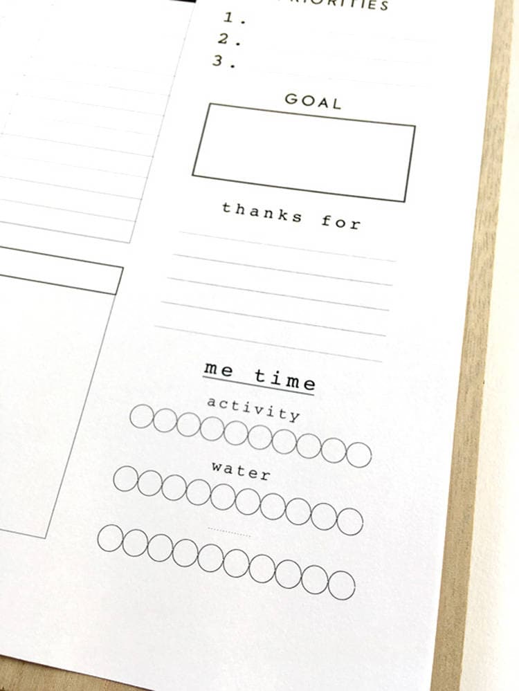 Daily Planner. Positivity Quote. Happy Planner. Printable A4 - Etsy