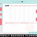 Boss Lady Planner Kit, Daily Weekly Planner Printable, Hourly Business ...