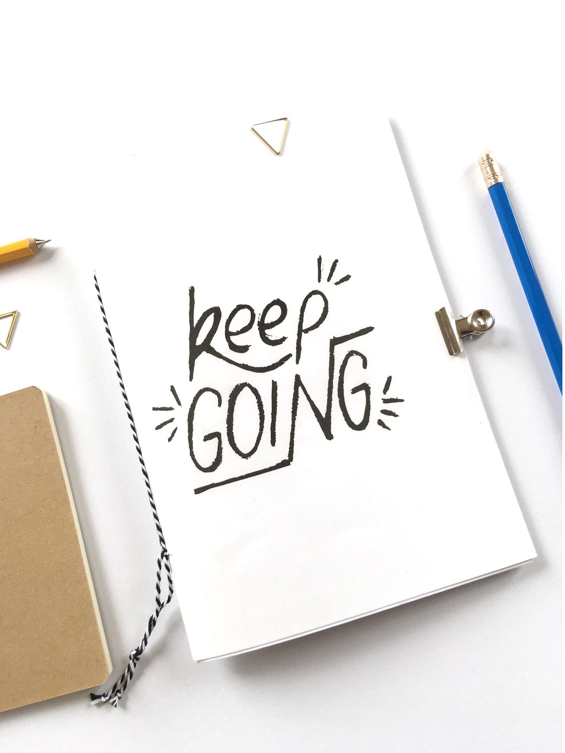 Keep Going Wall Art Poster Planner Cover Planner - Etsy
