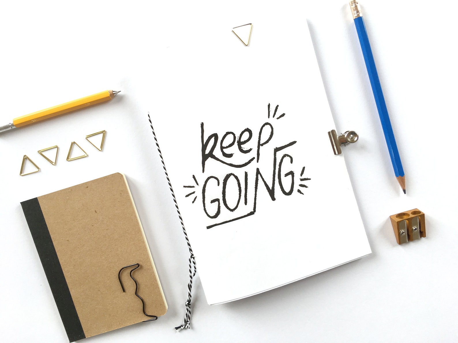 Keep Going Wall Art Poster Planner Cover Planner - Etsy