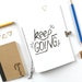 Keep Going Wall Art Poster Planner Cover Planner - Etsy