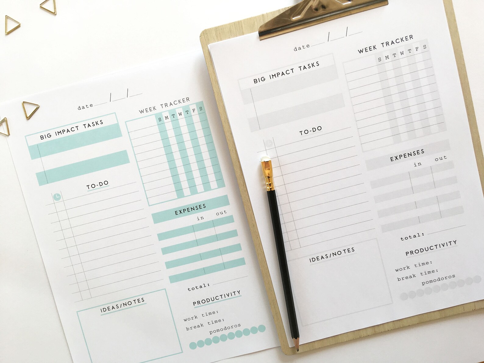 Daily Business Planner Office Printable Planner Inserts Digital ...