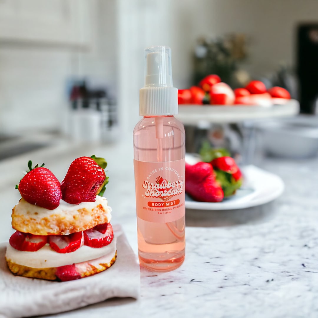 Strawberry Shortcake Body Mist Body Splash Body Scent Sweet Scent Gift ...