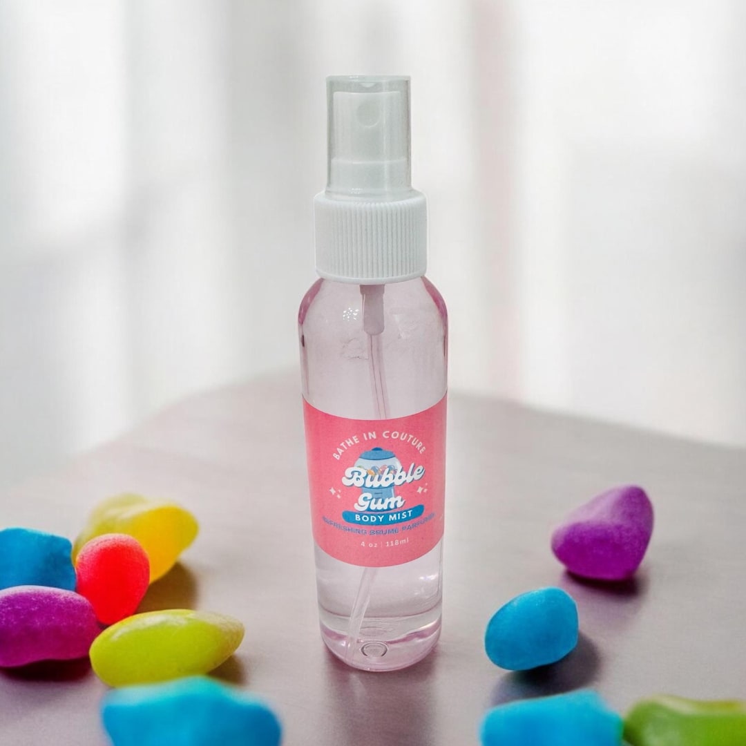 Bubble Gum Body Mist Scented Spray Sweet Scent Gum Spray Bubble Gum ...