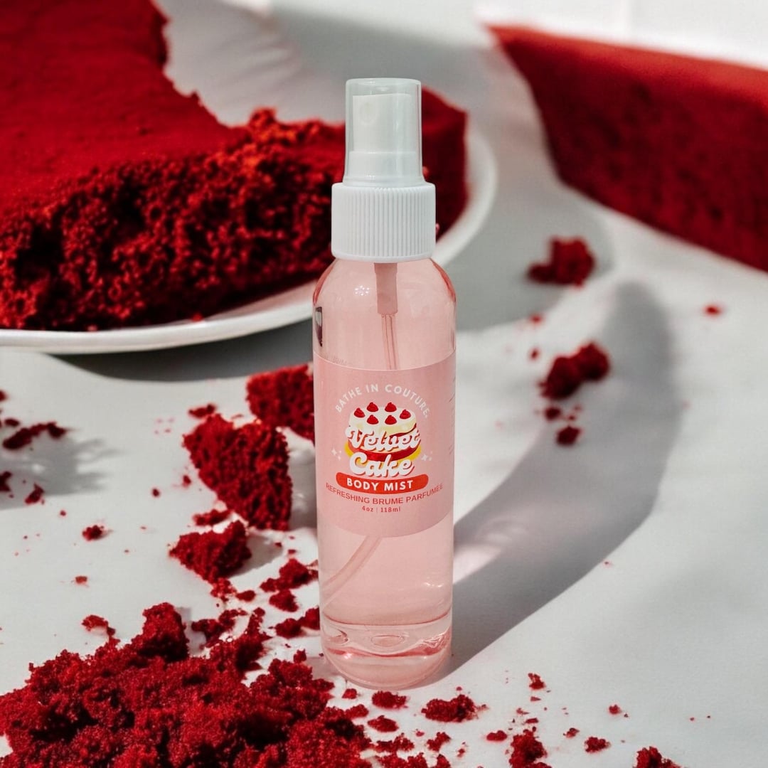 Red Velvet Cake Body Mist Fragrance Cake Spray Body Splash Velvet Cake ...